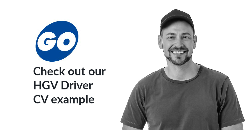 HGV Driver CV Example | Free delivery driver CV template HGV Driver CV Example | Free delivery driver CV template